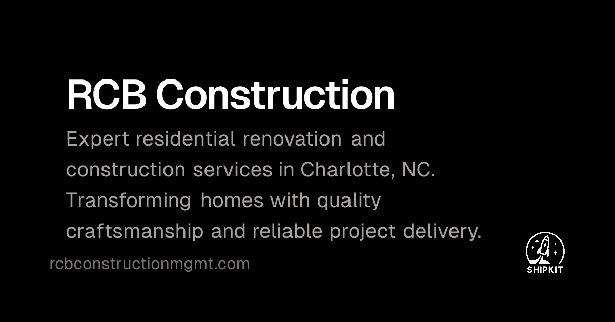 Home Remodeling Charlotte NC | RCB Construction Management | RCB ...